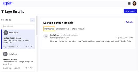 case creation via email module overview [productivity modules]
