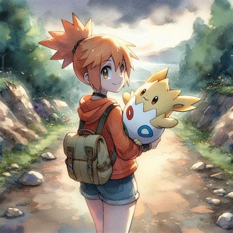 Misty And Togepi Pokemon Fanart By Equinoxxflame On Deviantart