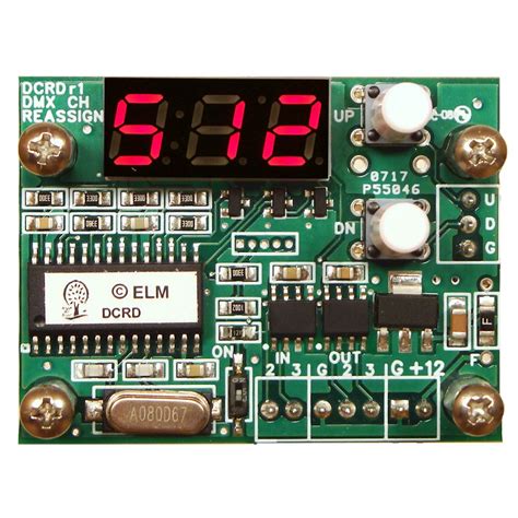 DMX Channel Reassign Display Module ELM Video Technology