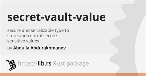 secret vault value — rust crypto library lib rs