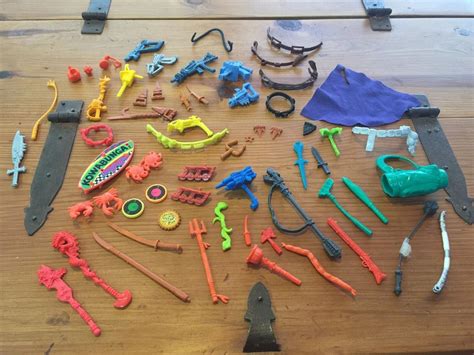 Tmnt Lot Of 64 Weapons Teenage Mutant Ninja Turtles 80s 90s Original