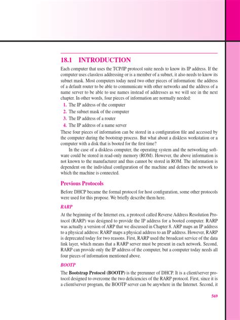 Chapter 18 Dhcp Pdf Port Computer Networking Ip Address