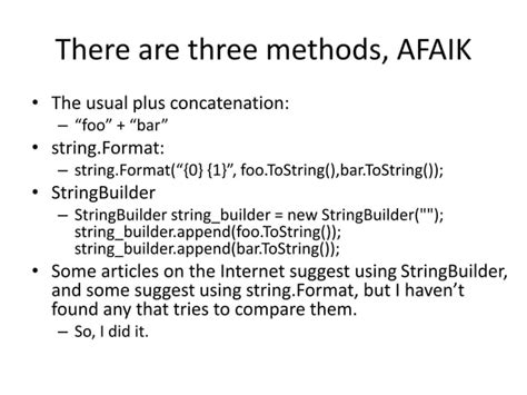 C String Concatenations In Unity Updated 2014711 Ppt