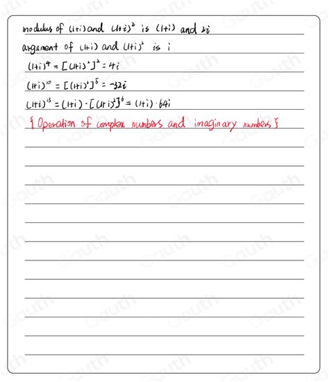 solved 7 find the modulus and argument of 1 i and 1 i 2 hence