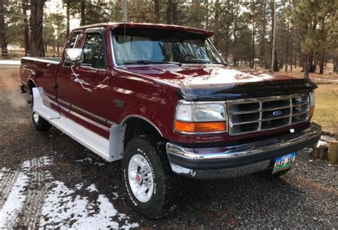 1993 Ford F250 Xlt Extended Cab Long Bed 7 5l 460 4x4 Only 133k