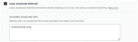 Disable Rocket Loader To Enable Visitor Ip Tracking Tracemyip