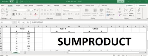 The SUMPRODUCT Function Excelpedia
