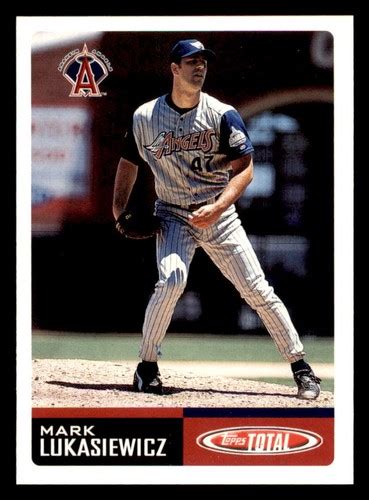 2002 Topps Total 561 Mark Lukasiewicz Anaheim Angels Ebay