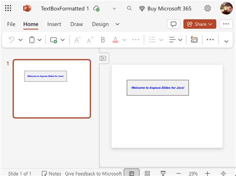 java를 사용하여 powerpoint에 텍스트 상자를 삽입하는 방법