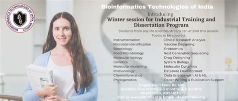 Bioinformatics Technologies Of India On Linkedin Bioinformatics Industrialtraining Bti Btii