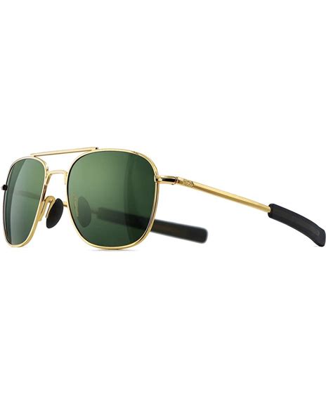 Mens Military Style Polarized Pilot Aviator Sunglasses Bayonet Temples