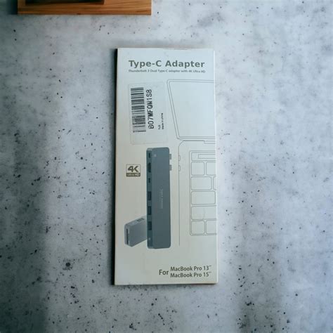 Adaptor Usb C Hub Macbook Pro Air 8 In 2 Thunderbolt Hdmi Usb A Nou