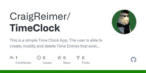 github craigreimer timeclock this is a simple time clock app the