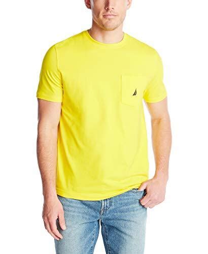 Nautica Mens Classic Fit Pocket T Shirt Tamaño Medium Color Zest