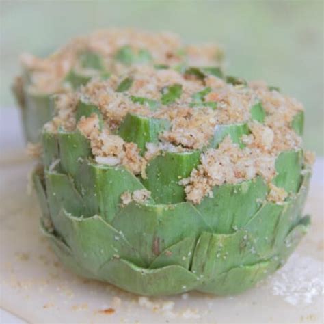Steamed Stuffed Artichokes Bush Cooking