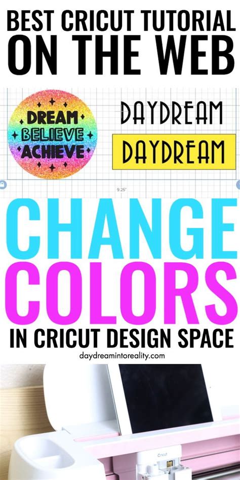 Complete Guide On How To Use And Change Colors In Cricut Design Space Artofit