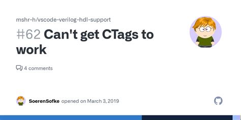 Cant Get Ctags To Work · Issue 62 · Mshr Hvscode Verilog Hdl Support