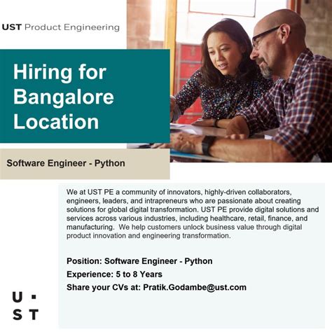 Lookingforseniorpythondeveloperbangaloreustproductengineering