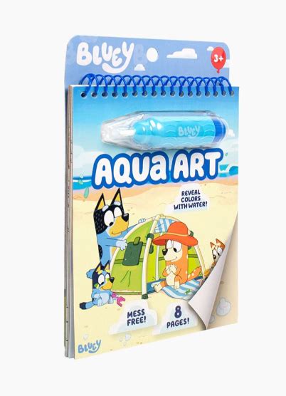 Bluey Aqua Art Pad Rps Toys