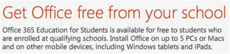 Free Microsoft Office 365 Download Students Only