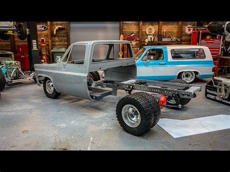 Squarebody Tow Truck Scratchbuild Part 2 Chassis And Suspension Youtube