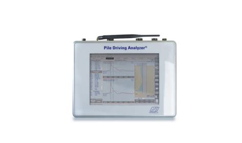 pile driving analyzer® pda for high strain testing pile dynamics inc