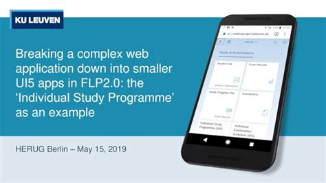 Pdf Breaking A Complex Web Application Down Into Smaller Ui5