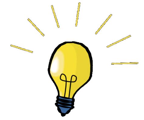 Light Bulb Animated Clipart 