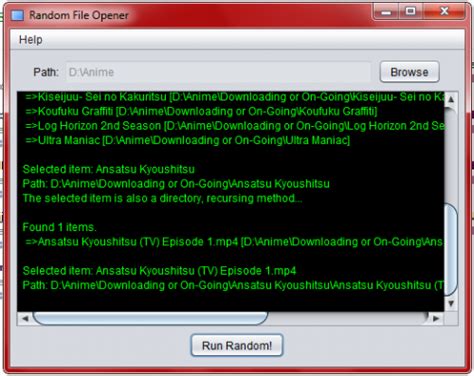 Random File Opener Free Source Code And Tutorials