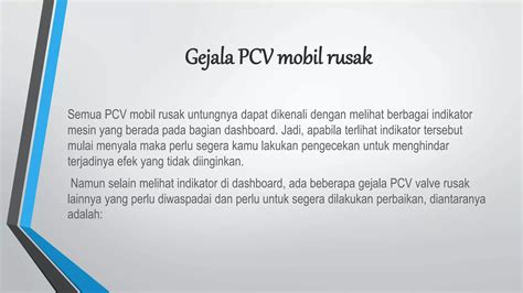 Positive Crankcase Ventilation System Pvcpptx