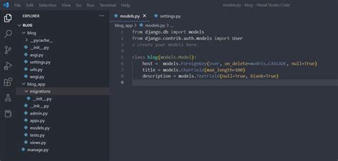 django模型 django models quick博客