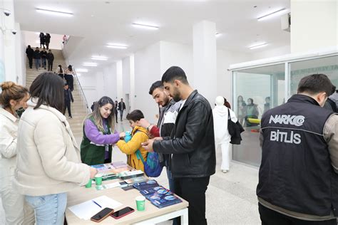 Bitlis Eren Üniversitesi Bitlis Eren Üniversitesinde Bağımlılıkla Mücadelede Farkındalık
