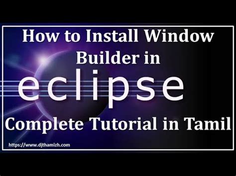 How To Install Window Builder In Eclipse SE IDE Step By Step Complete Tutorial In Tamil YouTube