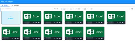 在积木报表首页，选择“视图”模式，报表的缩略图都是excel图标，而不是能看到报表内容的缩略图 · issue 1275