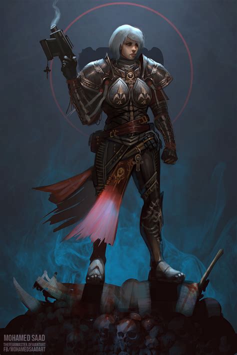 Artstation Sister Of Battle Mohamed Saad Warhammer 40k Warhammer