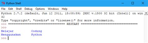 Modulus Penulisan Kode Python