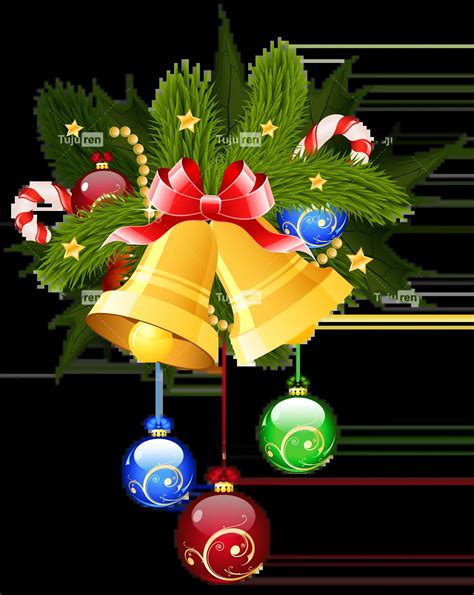 圣诞钟声卡通免抠素材模板下载 图巨人