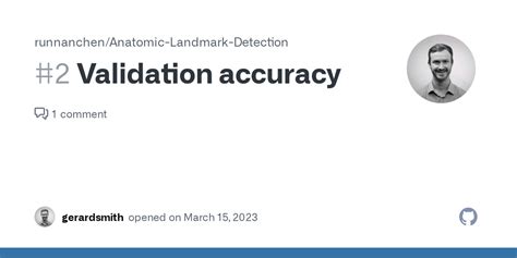 Validation Accuracy · Issue 2 · Runnanchenanatomic Landmark Detection