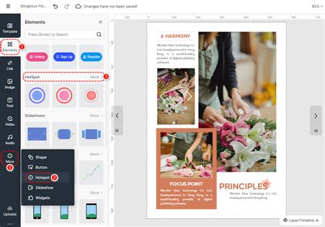 Add Hotspot Interaction Elements FlipHTML