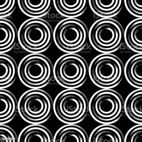 폴카 도트 완벽 한 패턴입니다 수동 부 화입니다 Brushwork입니다 기하학적 배경입니다 텍스처를 낙서 Тextile 교감입니다 0명에 대한 스톡 벡터 아트 및 기타