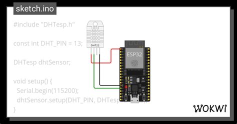 Danang Wahyu Ramadhan DHT ESP TUGAS Wokwi ESP STM Arduino Simulator
