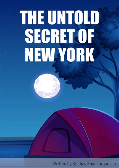 The Untold Secret Of New York By Krishav Shankarganesh Isbn 9789394848xxx