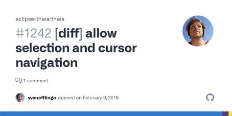 Diff Allow Selection And Cursor Navigation · Issue 1242 · Eclipse
