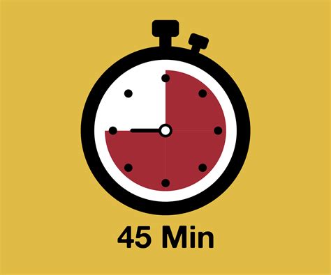 45 Timer Sign Icon 45 Minutes Stopwatch Symbol 41137469 Vector Art At Vecteezy