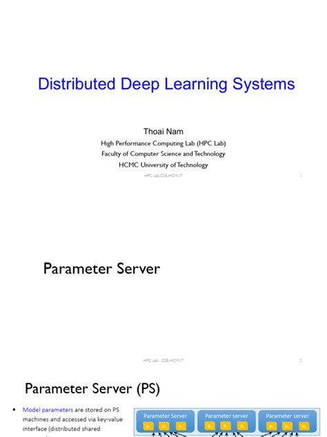 ch12 distributed deep learning pdf deep learning computer cluster