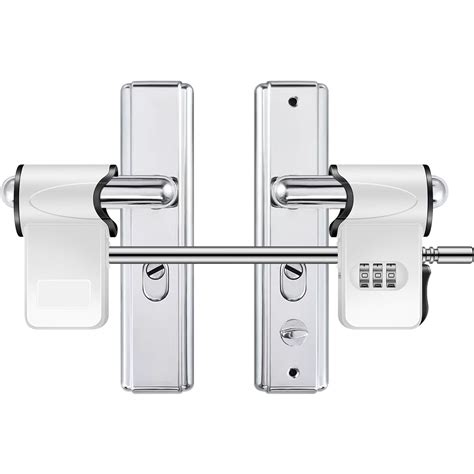 Okymotor Double Door Combination Lock Metal 3 Digit Door Security Code