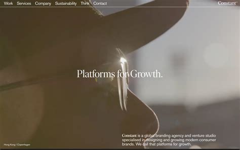 Constant Web Design Inspiration Siteinspire