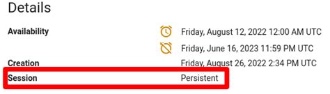 persistent and non persistent exercise environments knowledge base