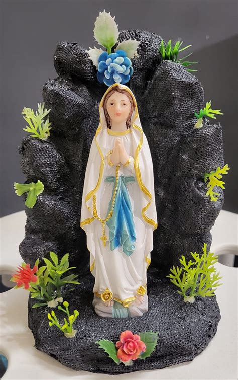 Mother Mary Grotto For Car Eternal Catholic
