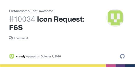 Icon Request F6s · Issue 10034 · Fortawesomefont Awesome · Github